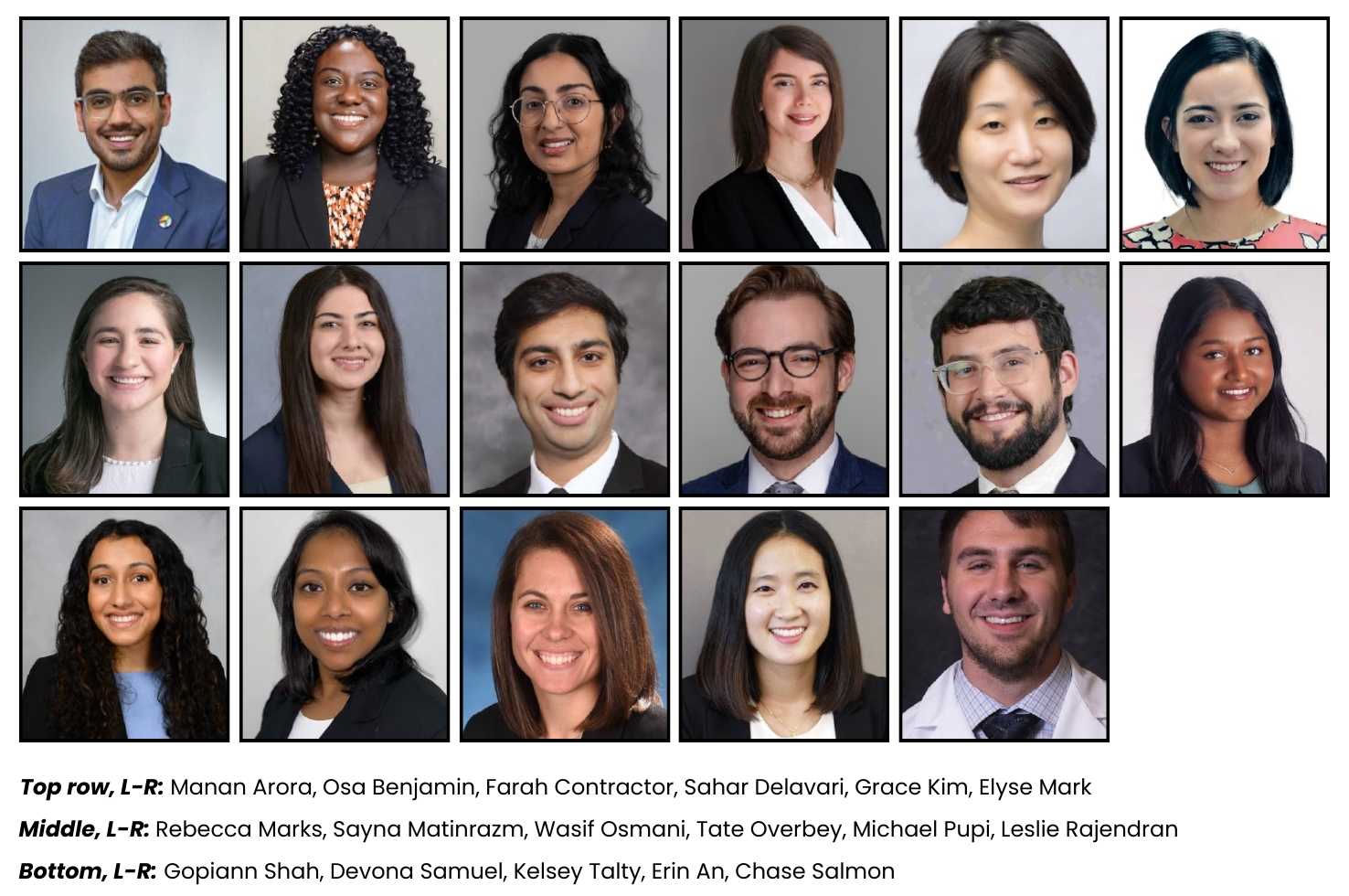 The Department of Psychiatry Announces the 2025 Psychiatry Residency Match Results | University ...